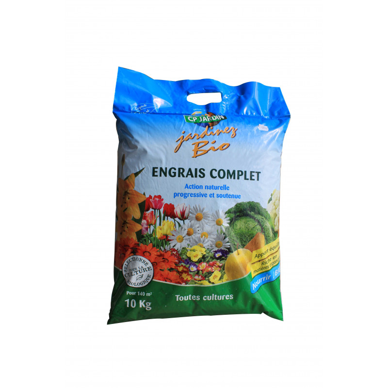 Engrais complet universel 10 kg sélectionné pour la culture biologique